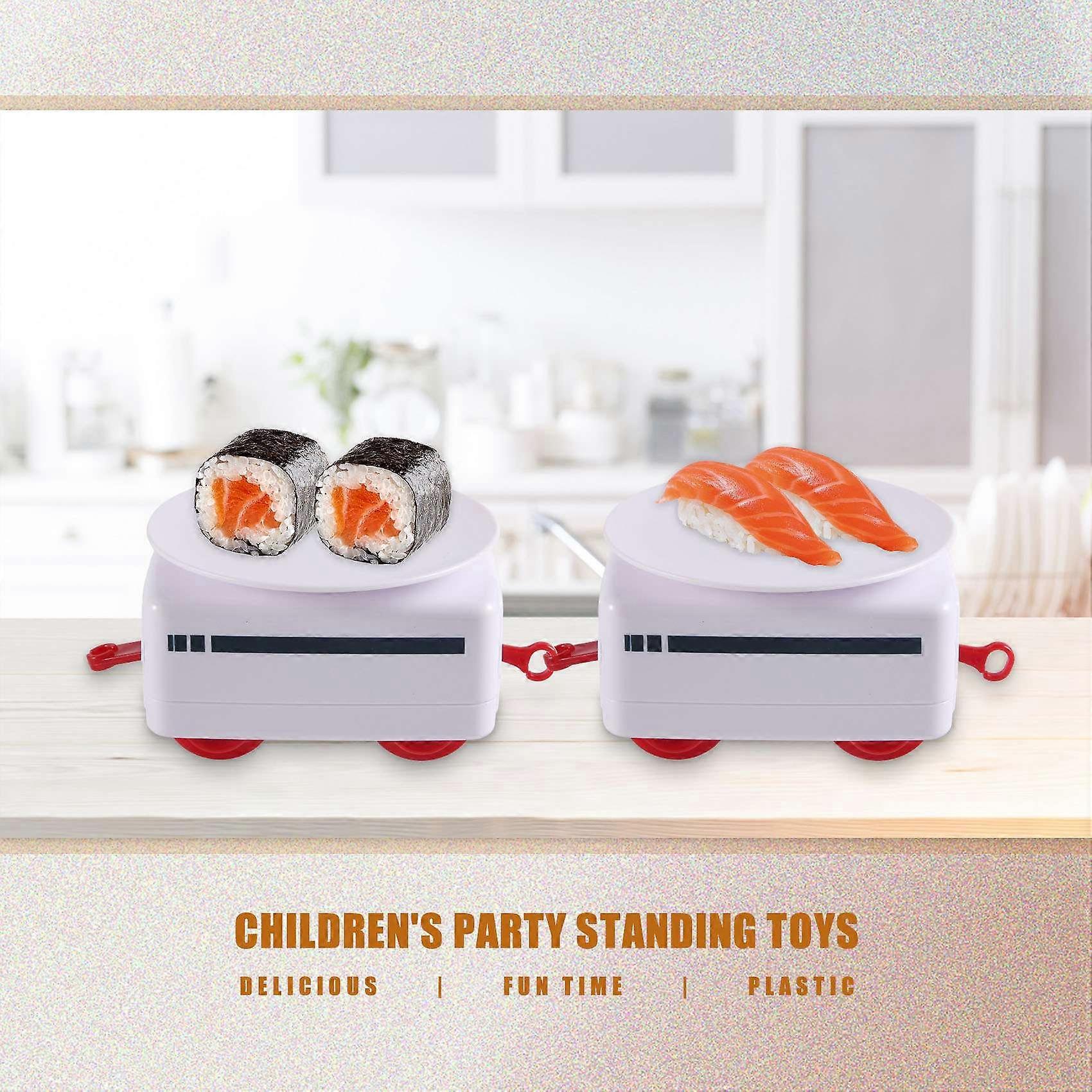Sushi Train Rotary Sushi Toy Track Conveyor Belt Rotating Table Kid ...