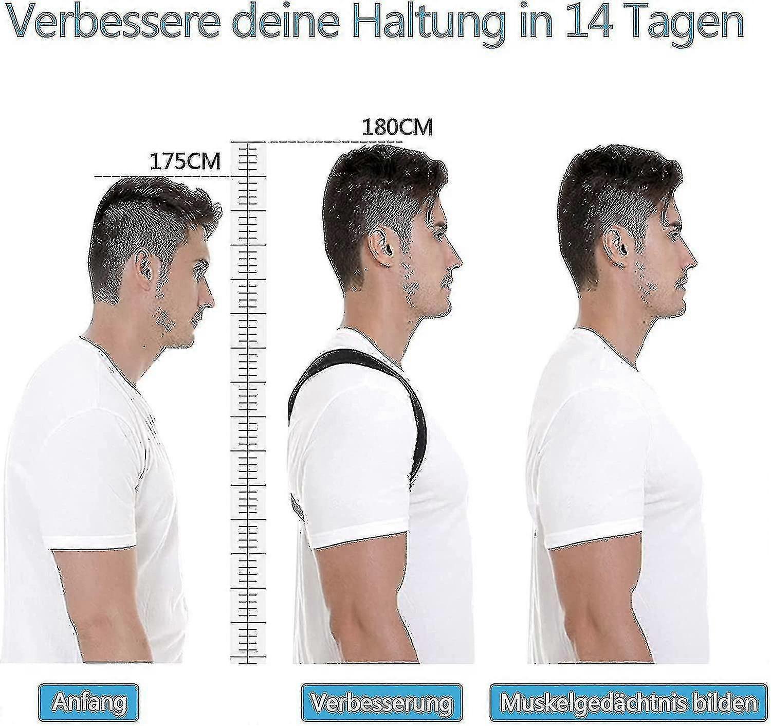 Shoulder Strap Posture Corrector For Men And Women Back Support And ...