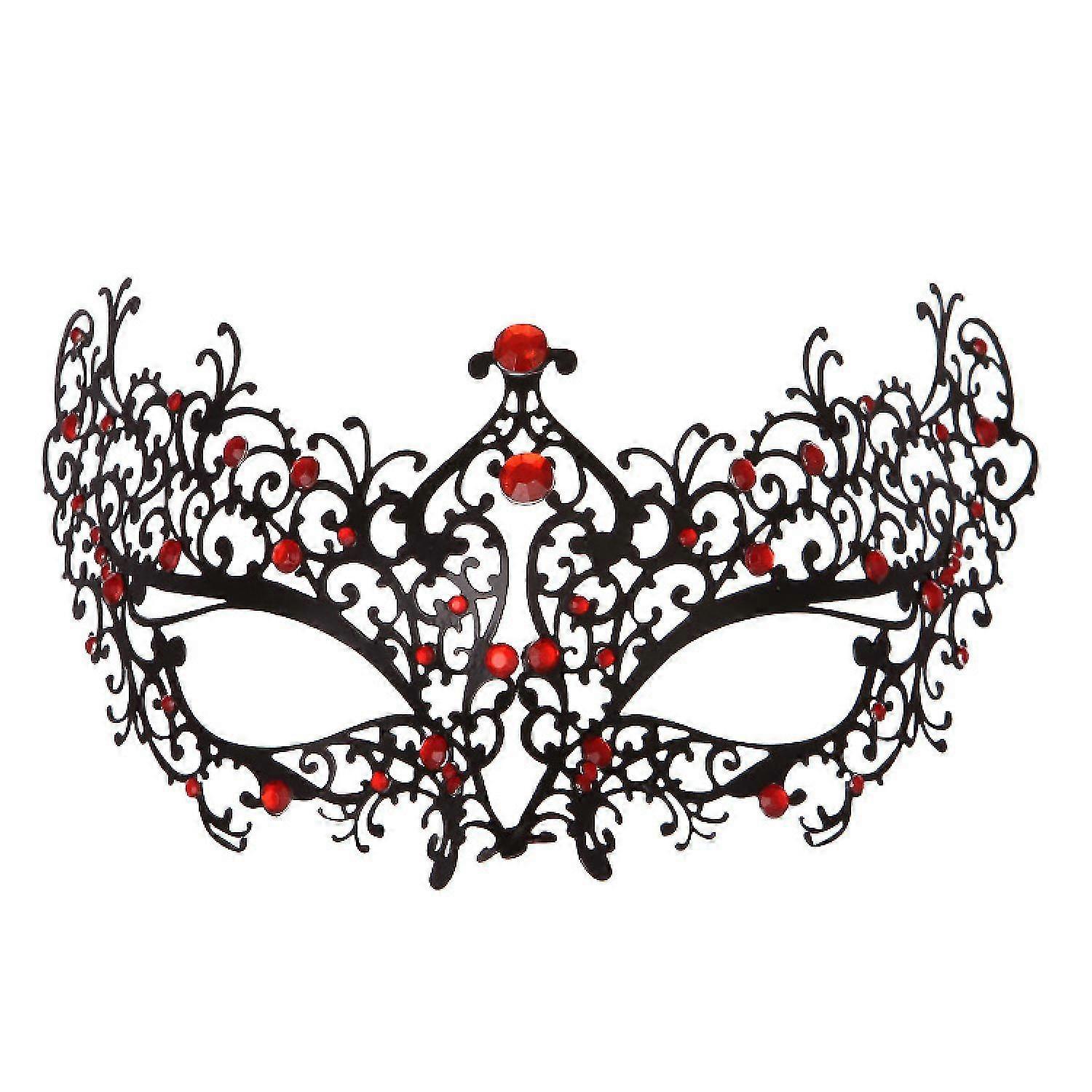 Masquerade Mask For Women Metal Mask Shiny Party Evening Prom Ball Mask ...