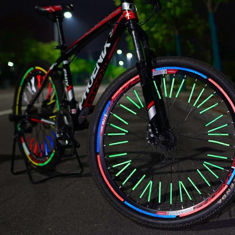 Cycling Reflectors, 24pcs Bike Wheel Spoke Reflectors, Bicycle ...