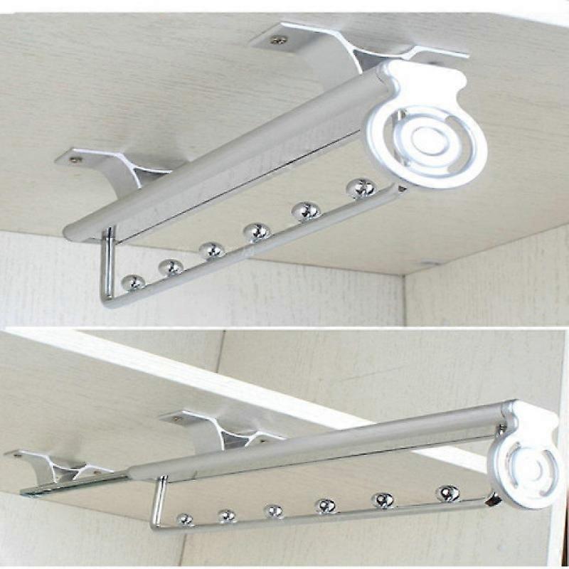 Heavy Duty Pull Out Clothes Rack Trouser Sliding Hanger, Telescopic ...