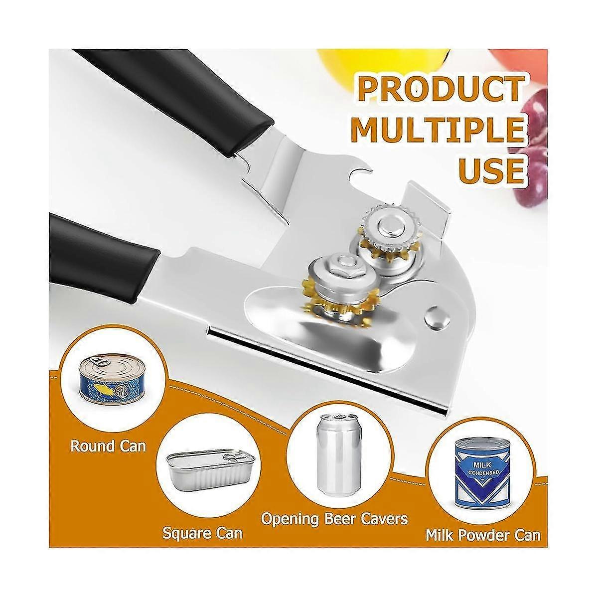 2pcs Commercial Can Opener Heavy Duty Hand Can Opener Manual Handheld ...