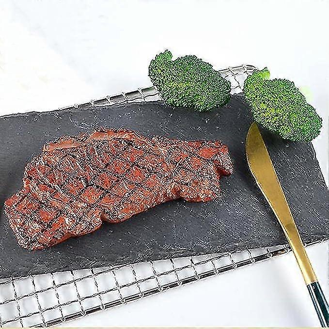 2pcs Simulated Food Steak Artificial Lifelike Steak Fake Cooked Roast ...