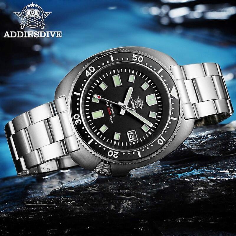 Addiesdive Watch Men New Abalone Diving Mens Mechanical Wristwatch ...