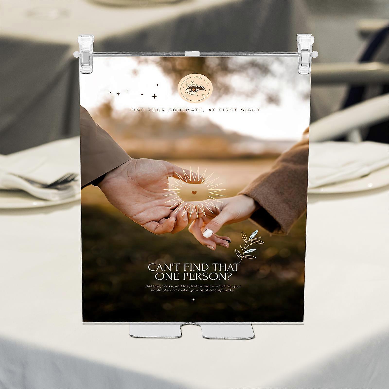 2 Pcs Poster Stands Retractable Banner Stand Advertising Stand Sign ...