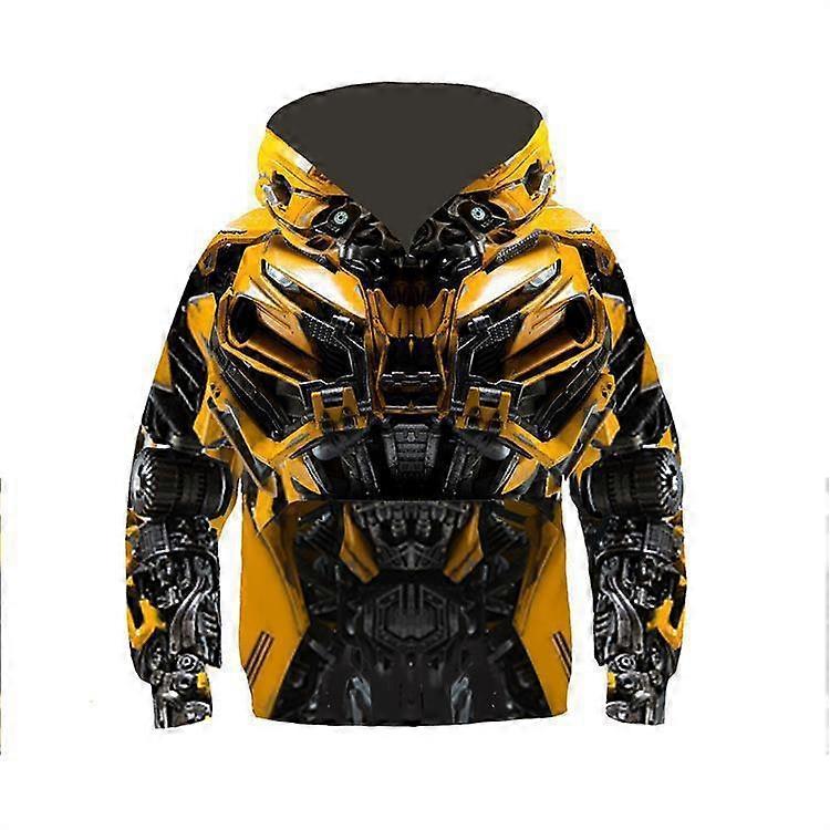 Children's sweatshirt animation transforming robot 3D printed ...