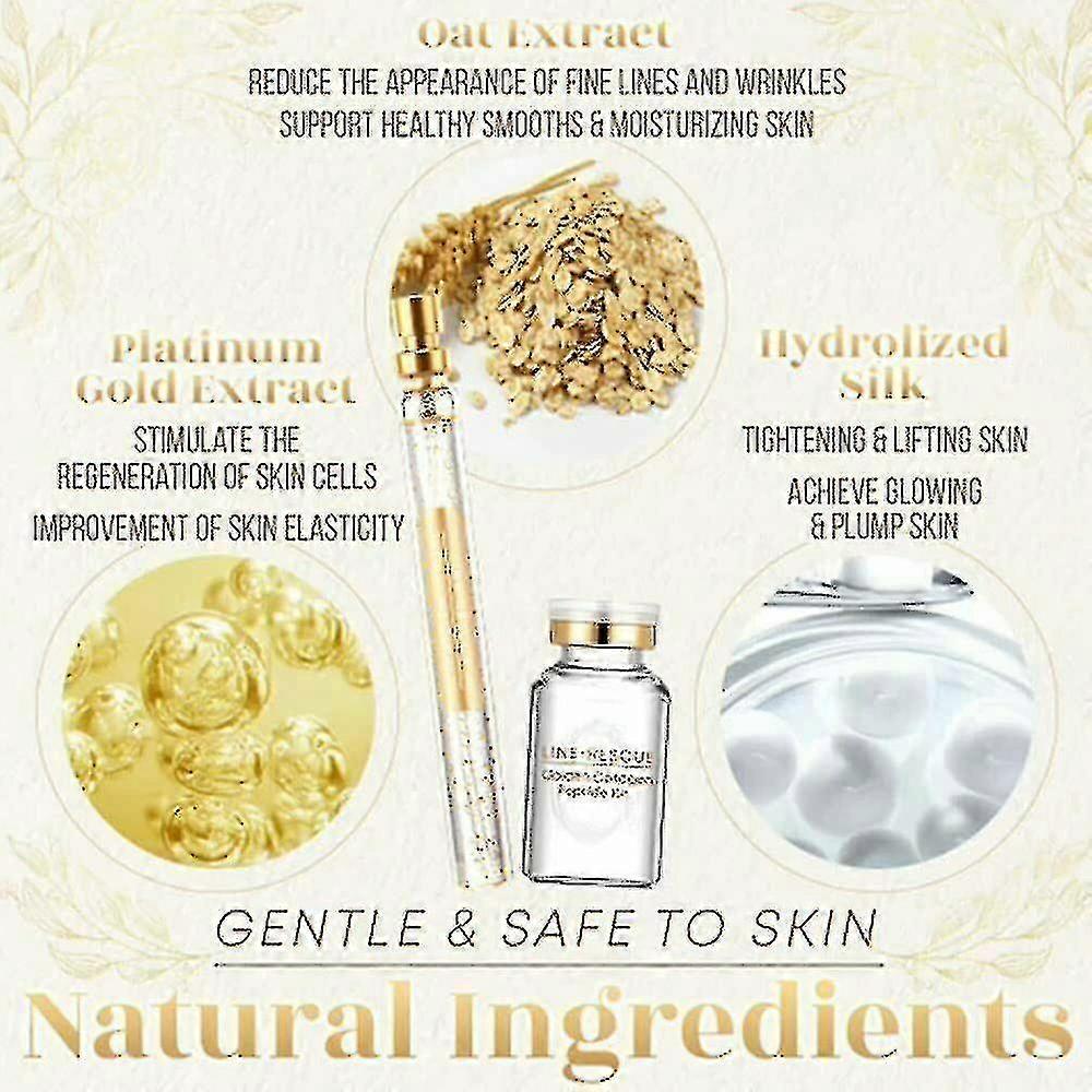 Soluble Protein Thread Lifting Set And Nano Gold Essence Combination ...