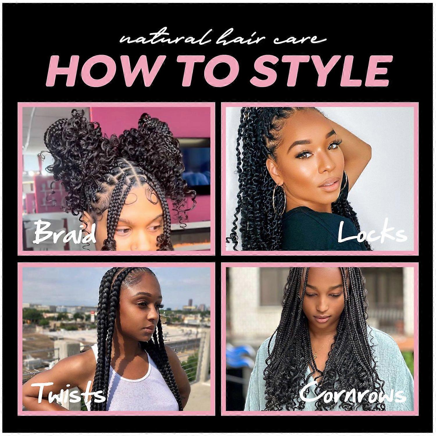 Hair Braid Styling Foam, Styling Foam for Braids, Twists and Strands ...