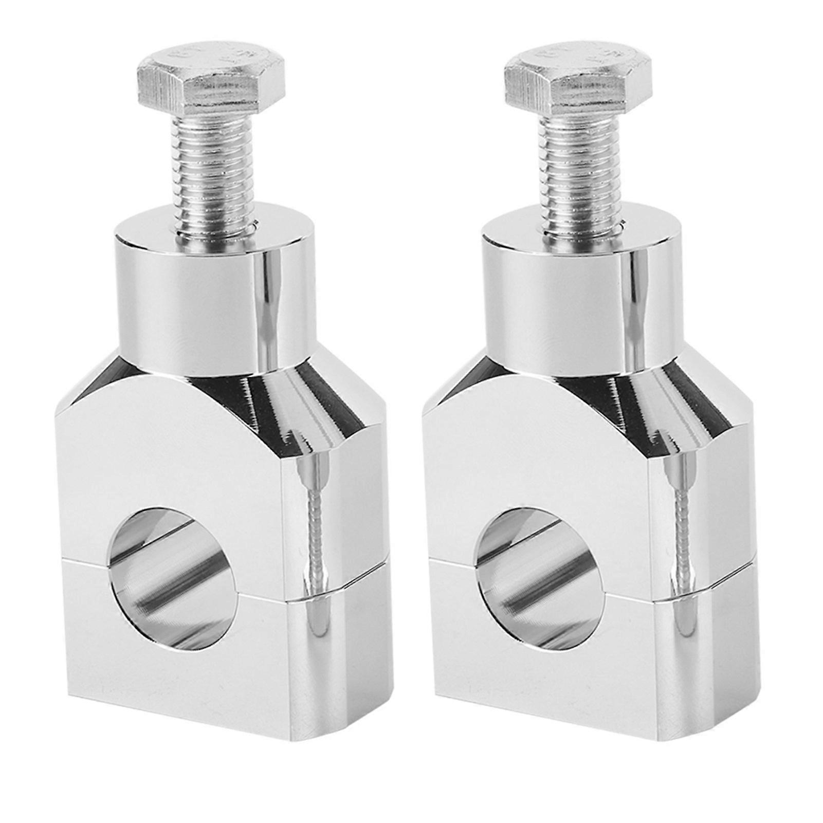 25mm Motorcycle Handlebar Risers Clamps Durable Stainless Steel with ...