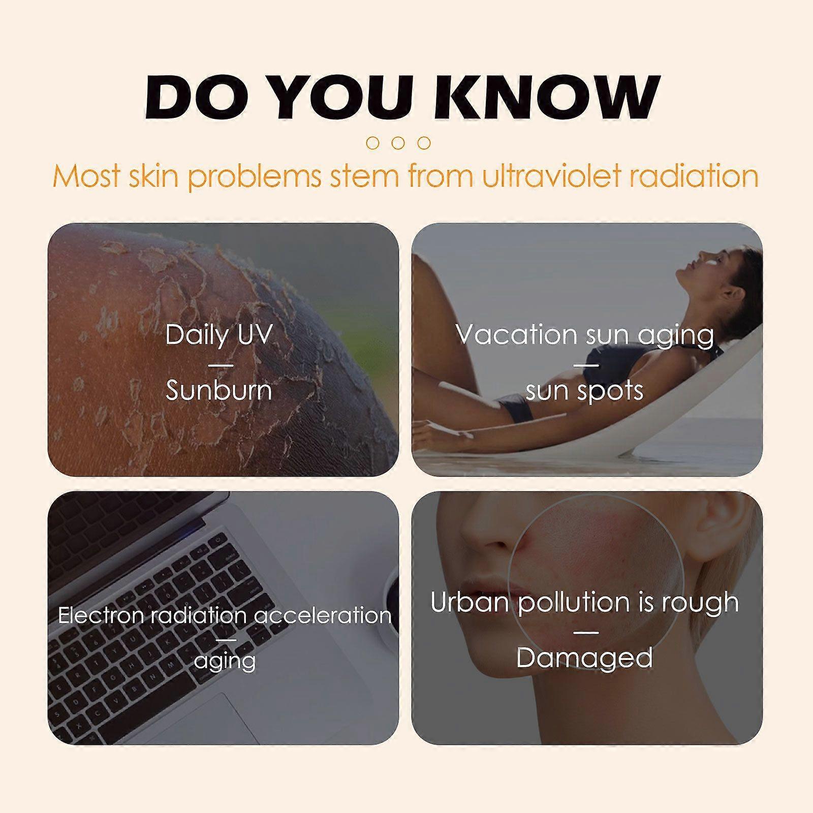 Sunscreen Shaping Powder, SPF 50 Brush Sunscreen Powder for Face ...