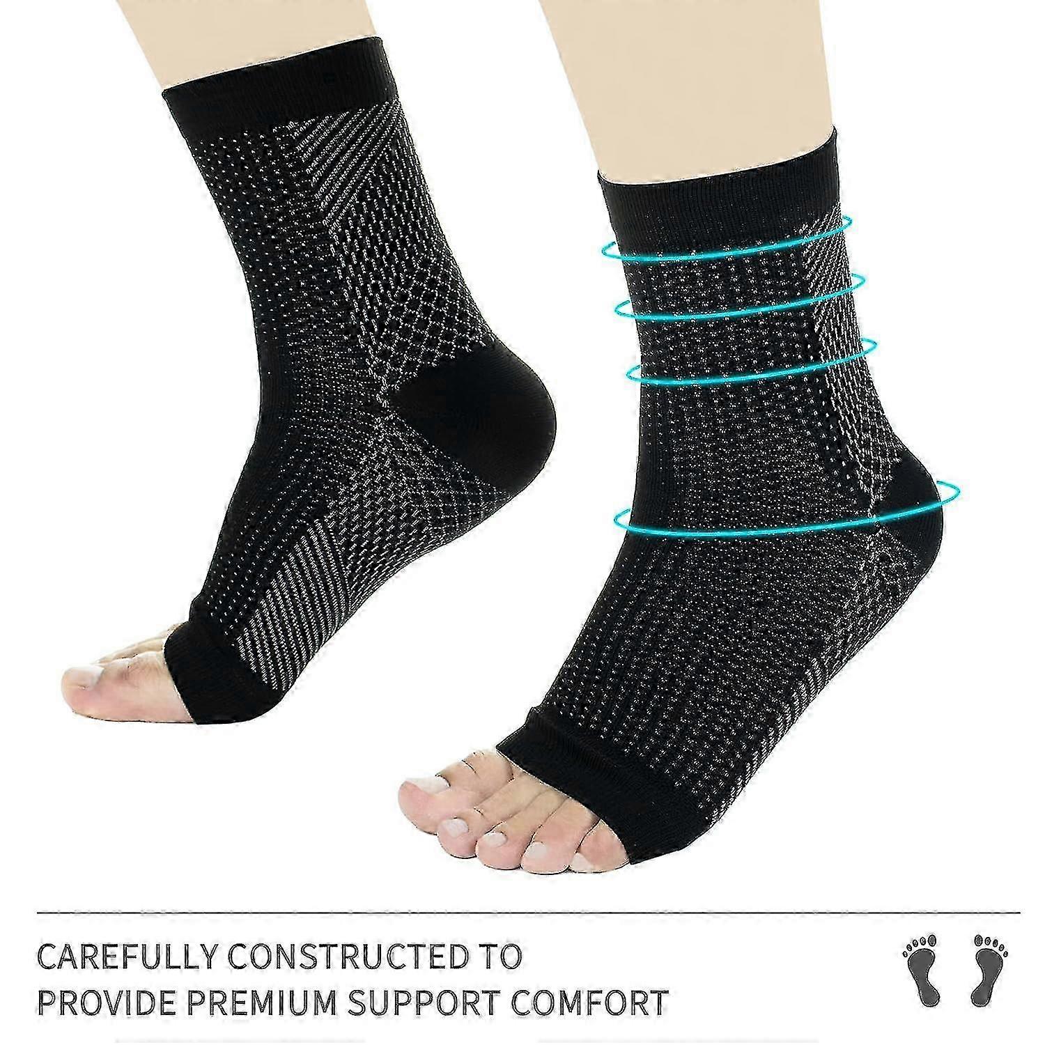 3 Pairs Neuropathy Socks for Pain Relief - Compression Socks for ...