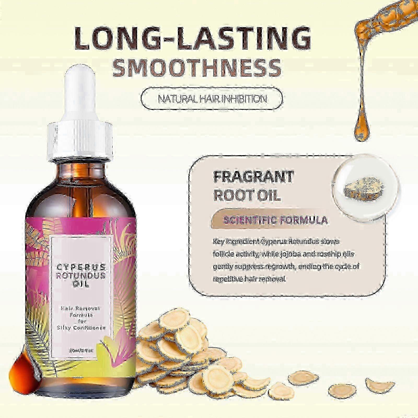 3X Cyperus Rotundus Oil - 60ml Natural Cyperus Rotundus Oil For Hair ...