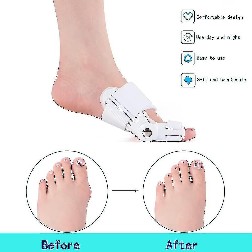 Th Bunion Corrector For Women Hallux Valgus Brace Splint Pads2pcs ...