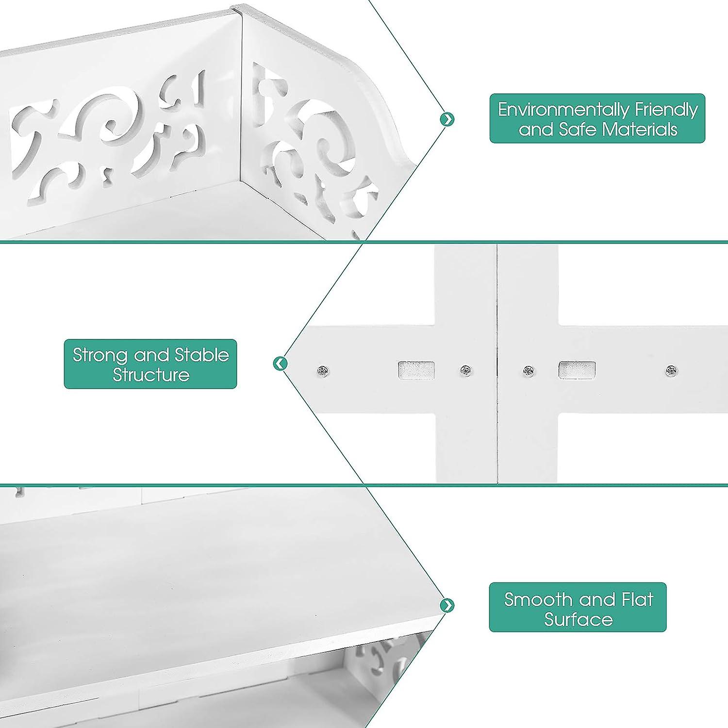 4 Tier Shoe Rack, Hollow Out Shoe Racks Storage Cupboard, Modern ...
