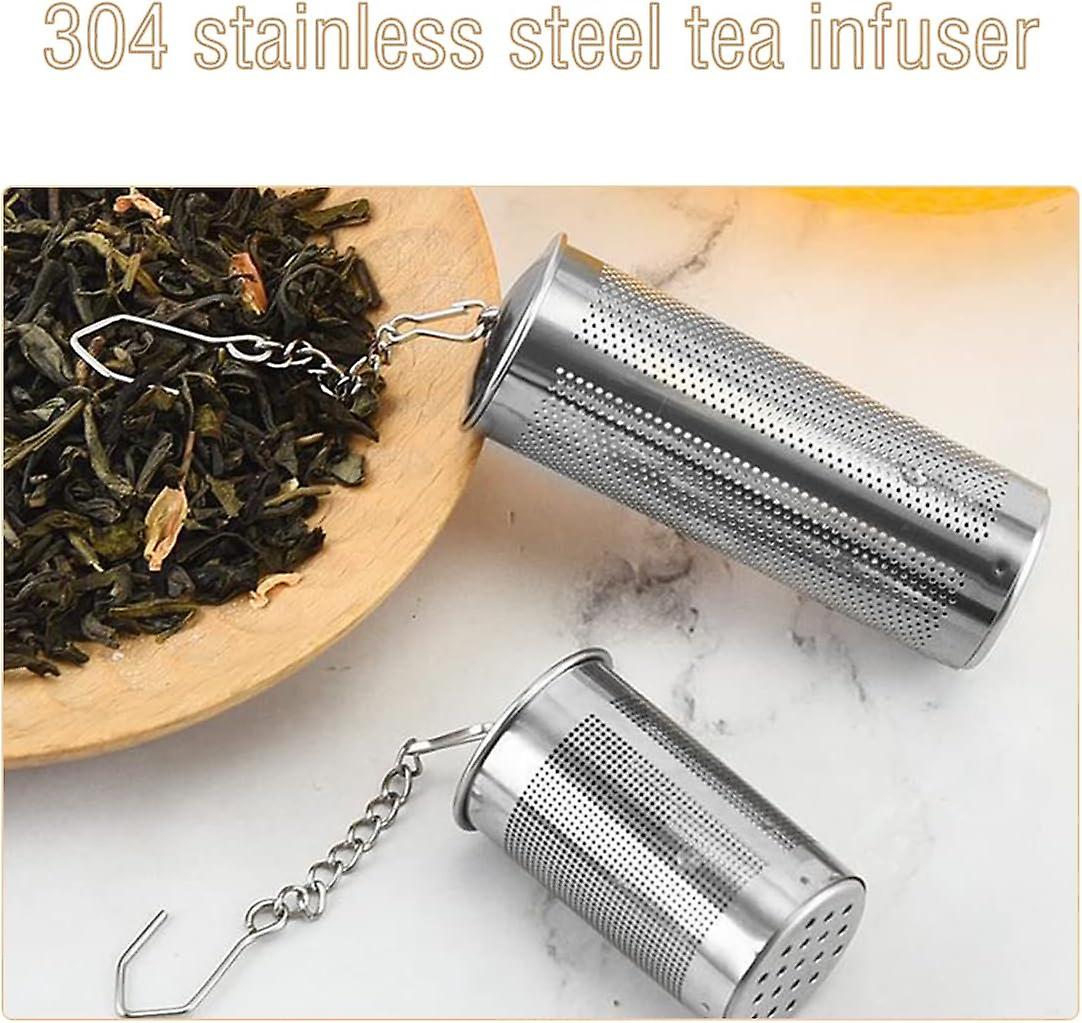 4pcs Stainless Steel Tea Infuser Tea Strainer With Extended Chain Hook ...