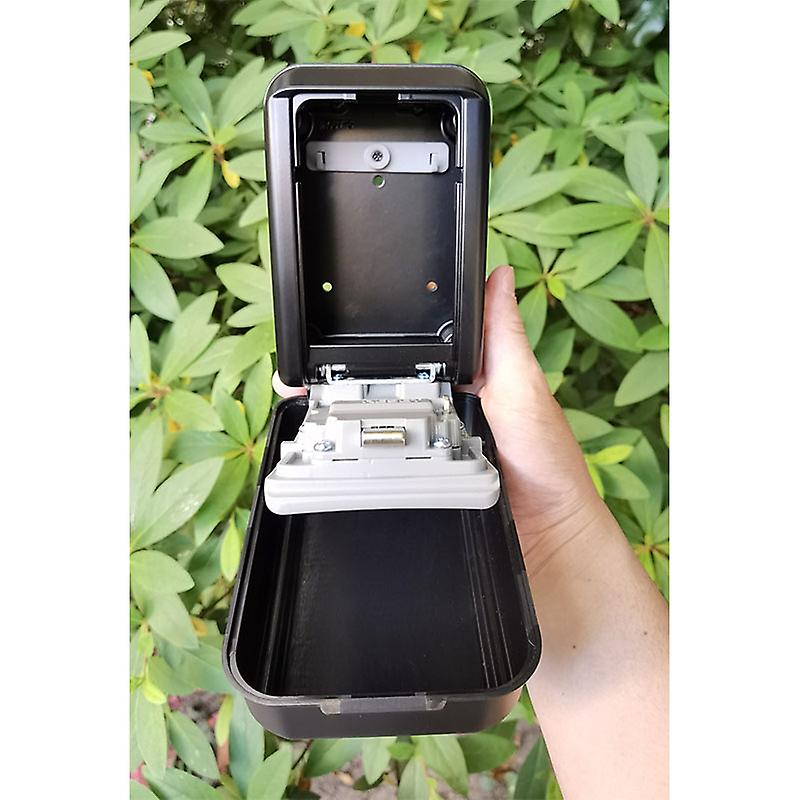 Key Safe Wall Mounted, Large Key Box Outdoor 4 Digit Combination Key ...