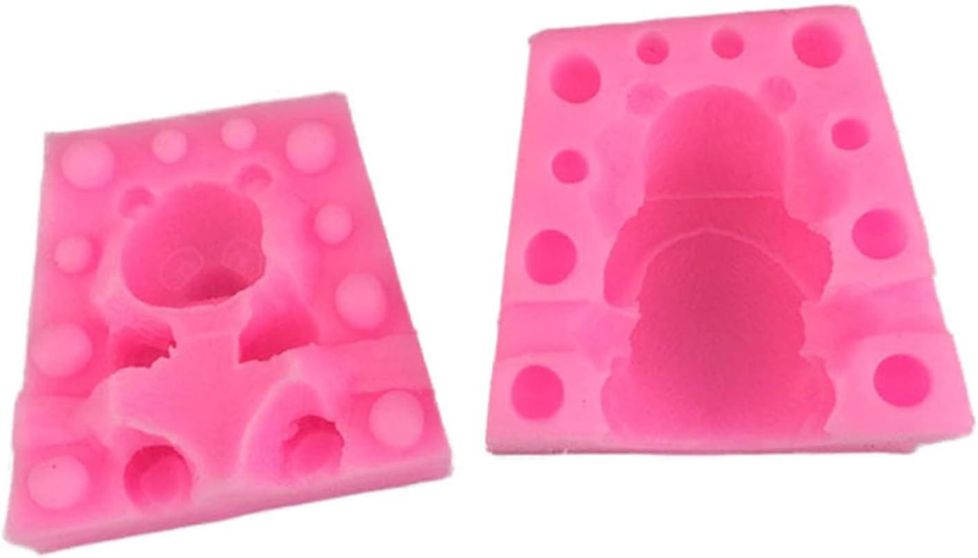 Small Panda Silicone Fondant Mold, Baby Shower Silicone Moulds for Soap ...