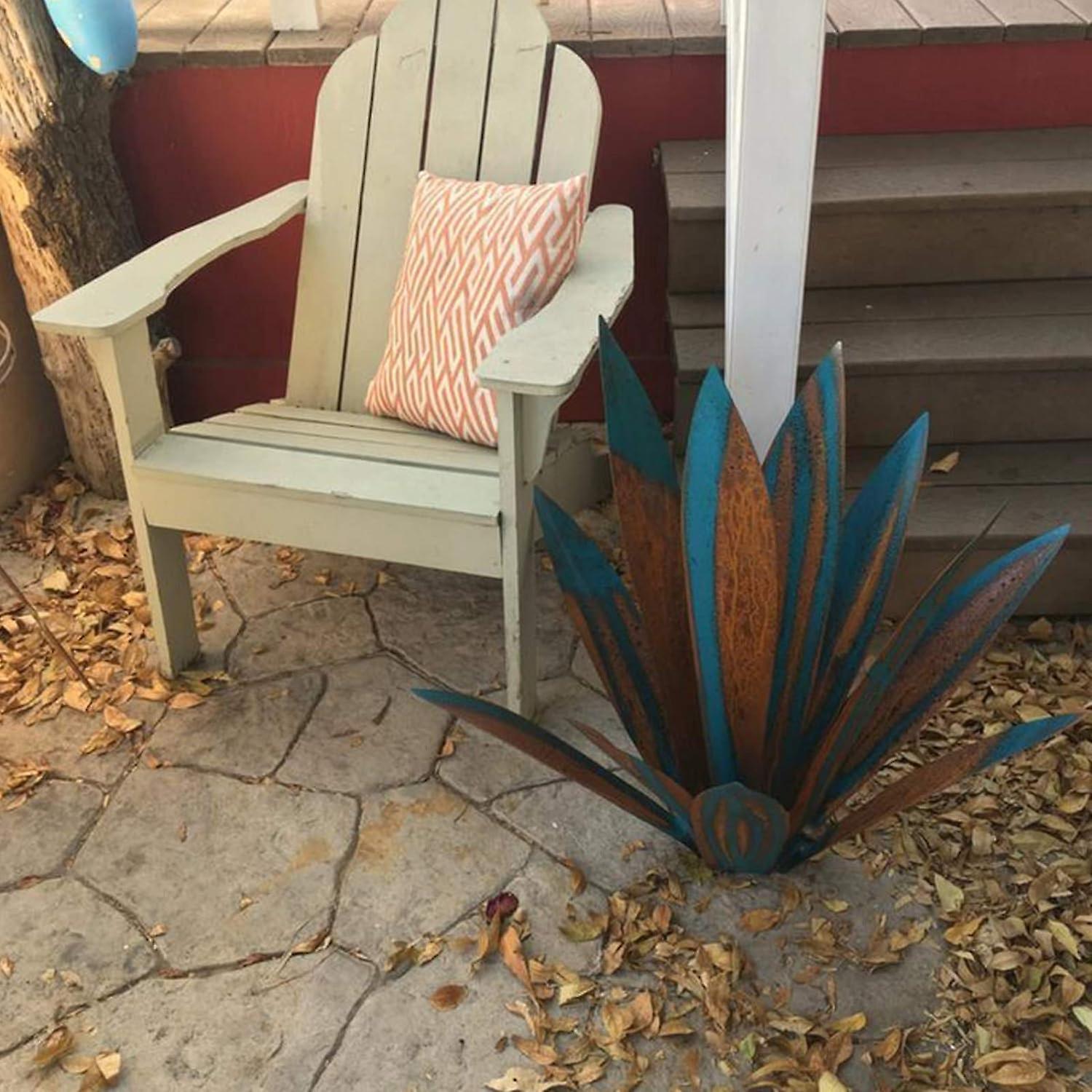 DIY Iron Garden Tequila Agave Plant Statue Sculpture Ornament for ...