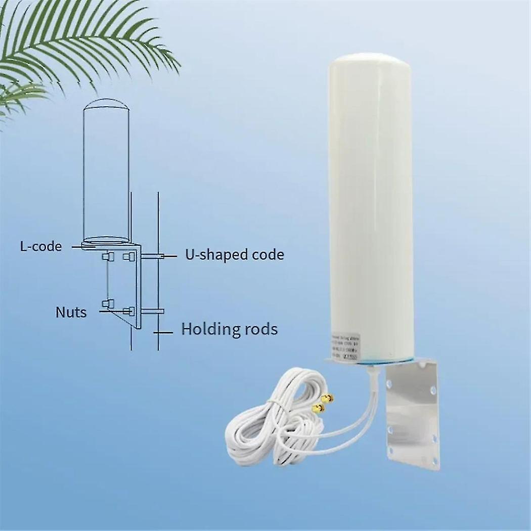 12DBi 2G 3G 4G LTE Omni Antenna 4G Antenna 2.4Ghz Exterior Ceilling 5M ...