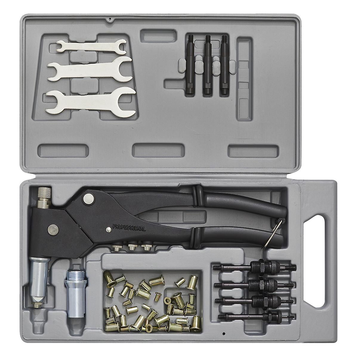 Sealey Ak396 Blind Nut And Stud Riveting Kit | Fruugo UK