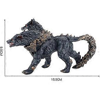 Two-headed Eldrador Creatures Hellhound Toys Action Figurines Mythical ...