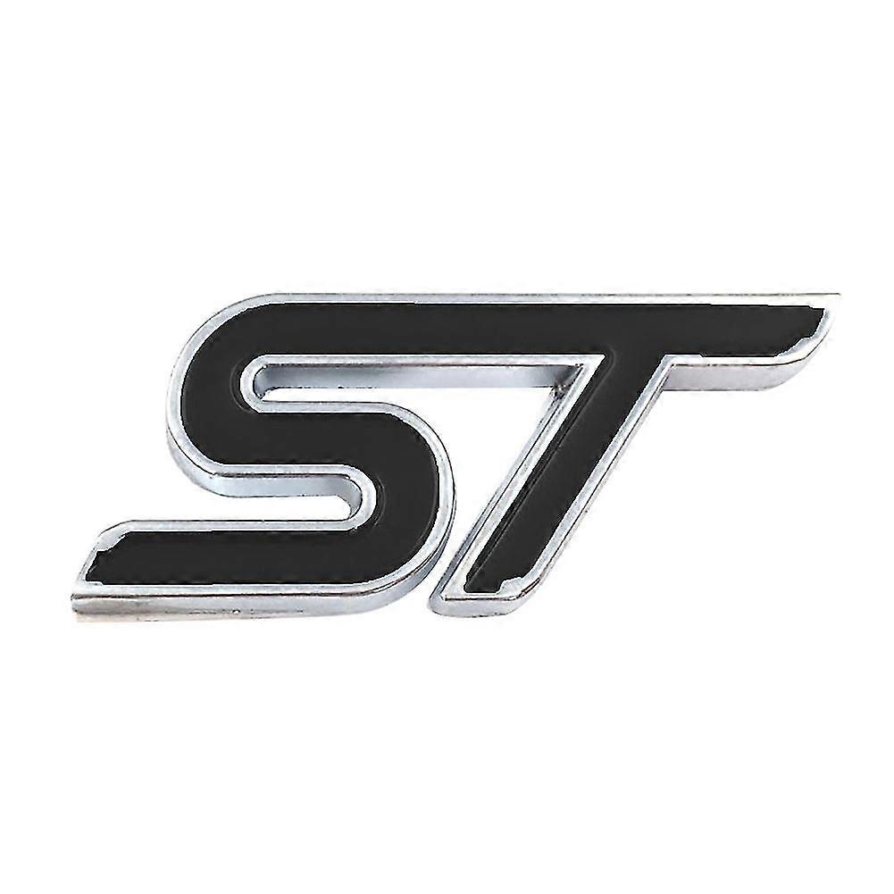 3d St Racing Car Metal Emblem Badge Sticker Decor For Ford Focus Fiesta ...