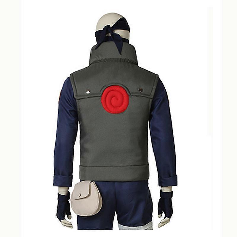Hatake Kakashi Cosplay Vest Japanese Anime Uzumaki Cosplay Costume ...