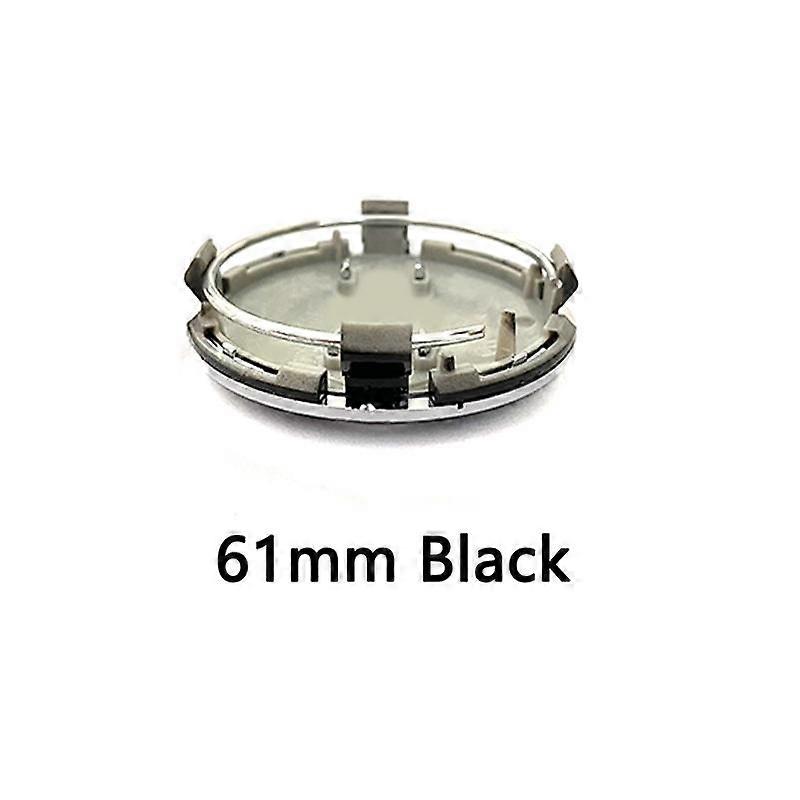 4pcs 135mm 69mm 68mm 61mm 60mm Grey Black Car Wheel Center Caps Rim Hub ...