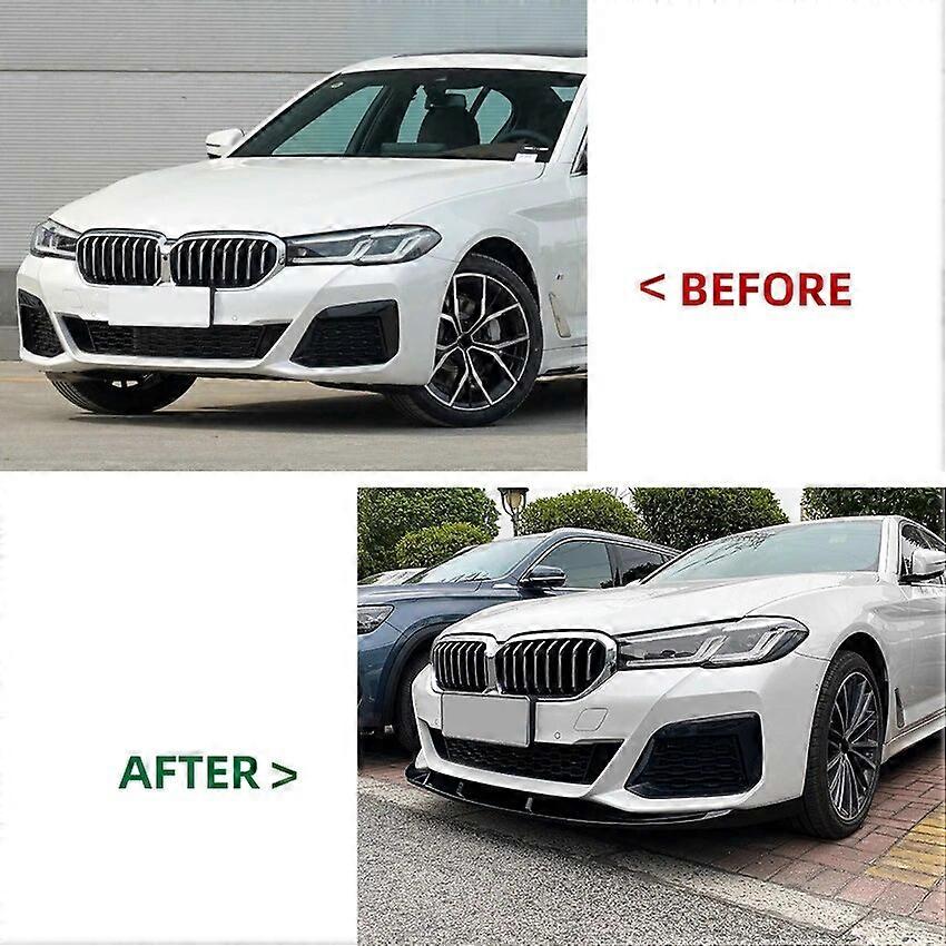 For BMW 5 Series G30 M Sport LCI 540i 2022+ Car Front Bumper Lip Body ...