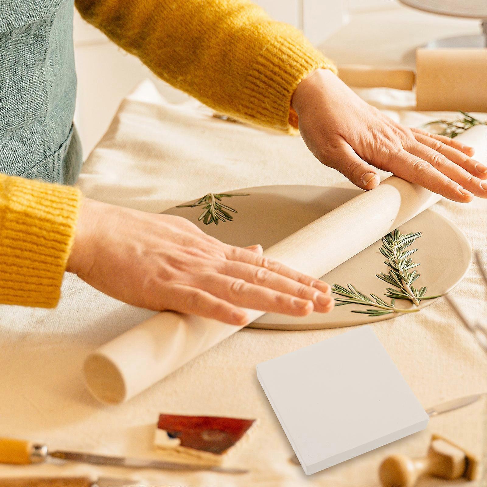 Clay Pottery Bat DIY Gypsum Pottery Wheel Bat Ceramic Art Drying Board ...