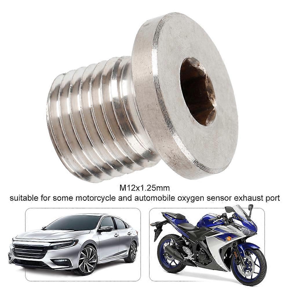 M12 1.25mm Oxygen O2 Lambda Sensor Blanking Plug Cap Bang Motorcycles ...