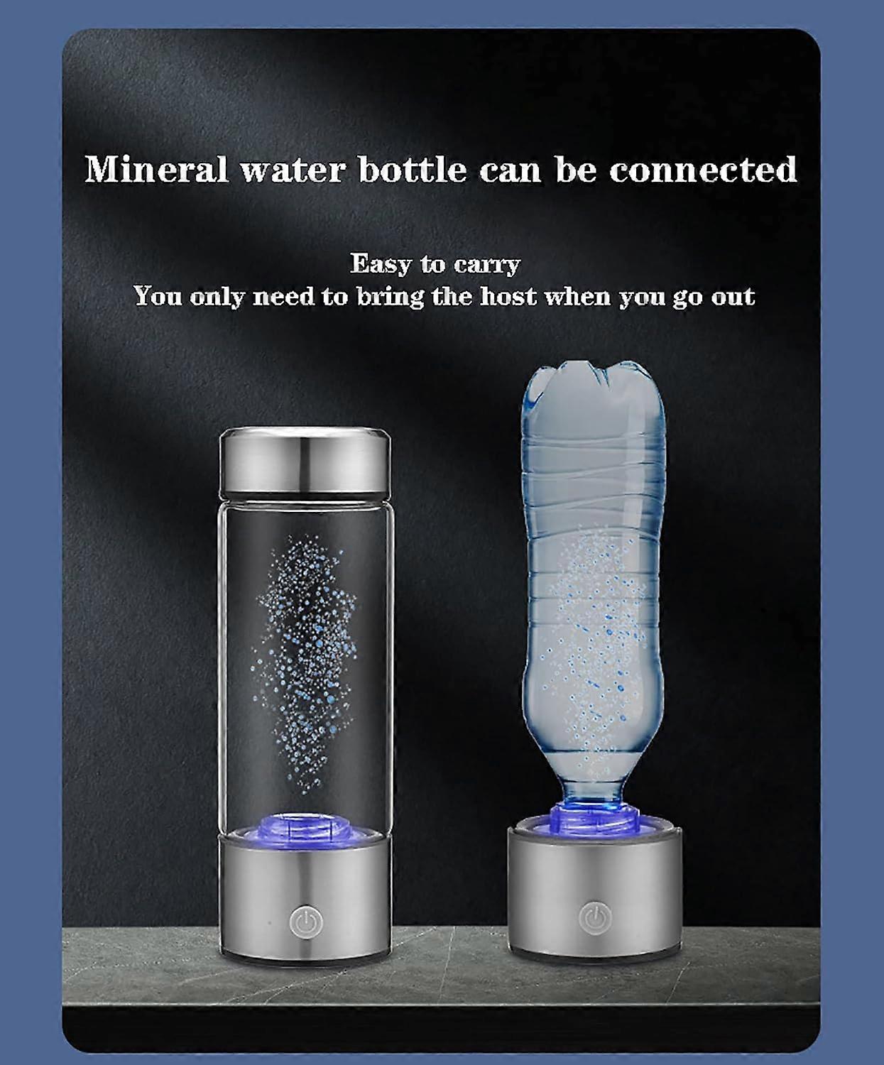 3-In-1 Portable Hydrogen Water Maker, Up To 700~1000Ppb 450Ml, Hydrogen ...