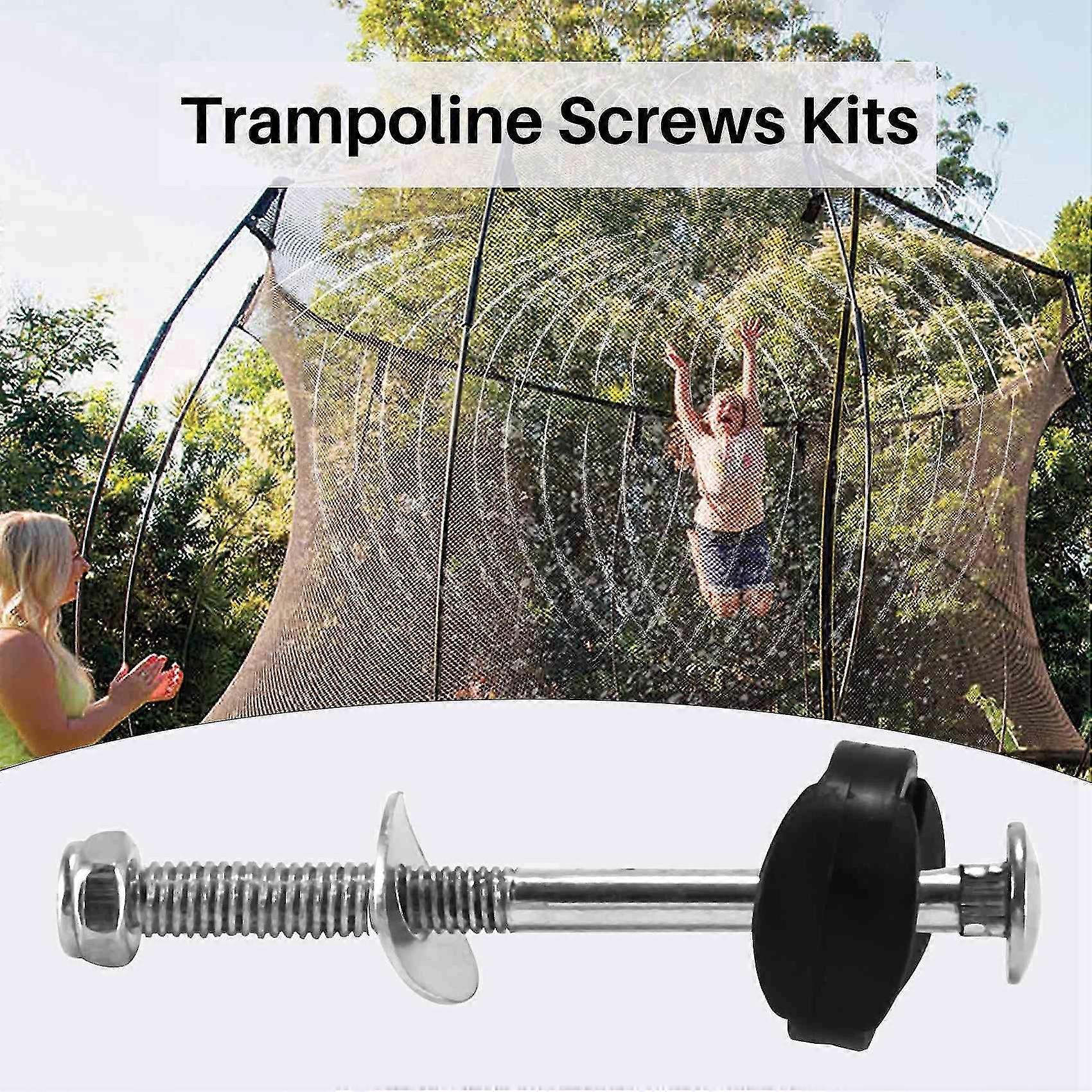Trampoline Screws Kits, 12pcs Galvanized Steel Trampoline Screws Fixing ...