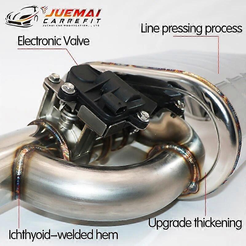 JUEMAI Electronic Exhaust Valve Muffler System Remote Control with ...