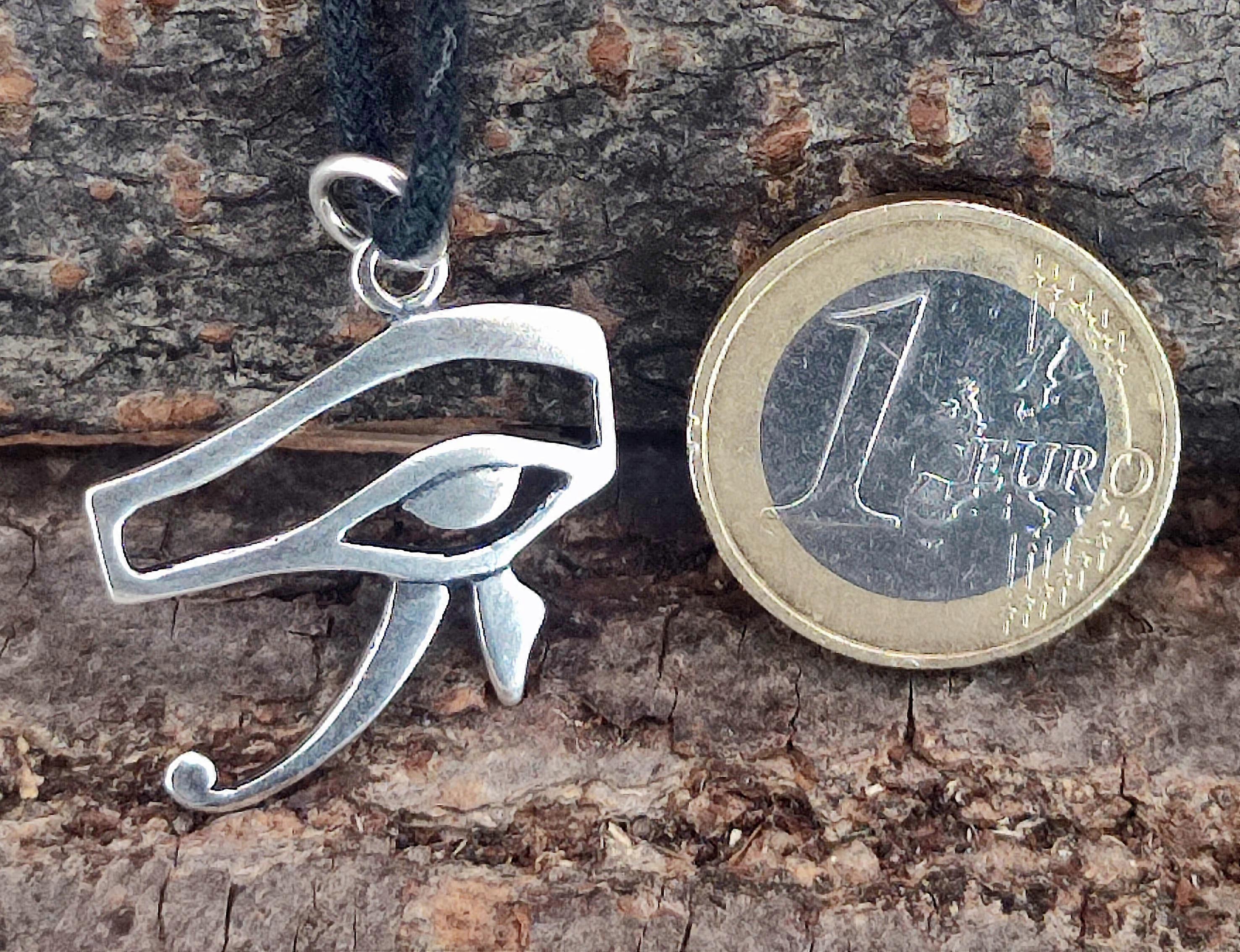 Eye of Horus 120 with Snake Chain - Silver | Fruugo UK