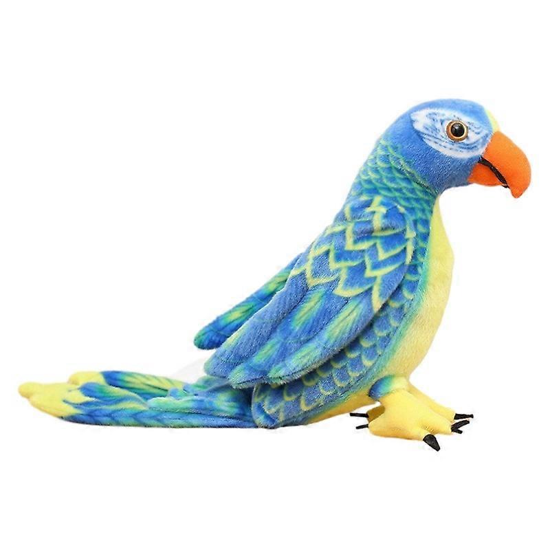 Imitation realistic parrot doll cartoon cute bird puppet plush toy ...