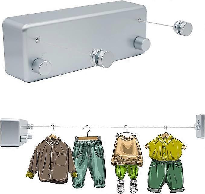 Utdragbar 4,2 m väggmonterad tvättmaskin och torktumlare med dubbla ...