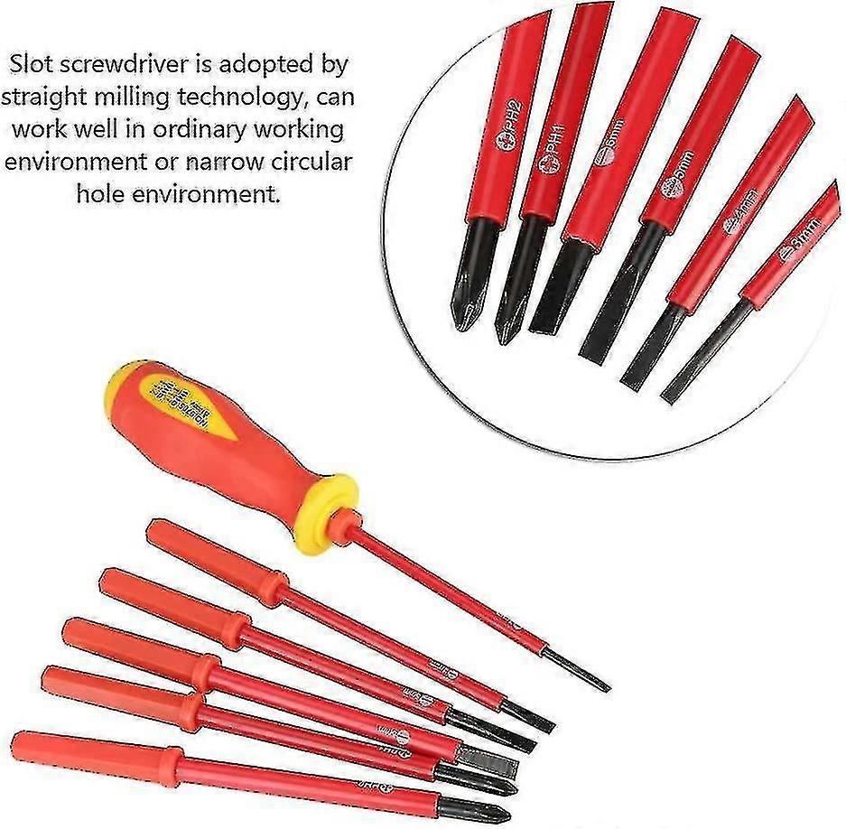 Screwdriver Set 7pcs/set Electrician Screwdriver Set Cross Set For ...