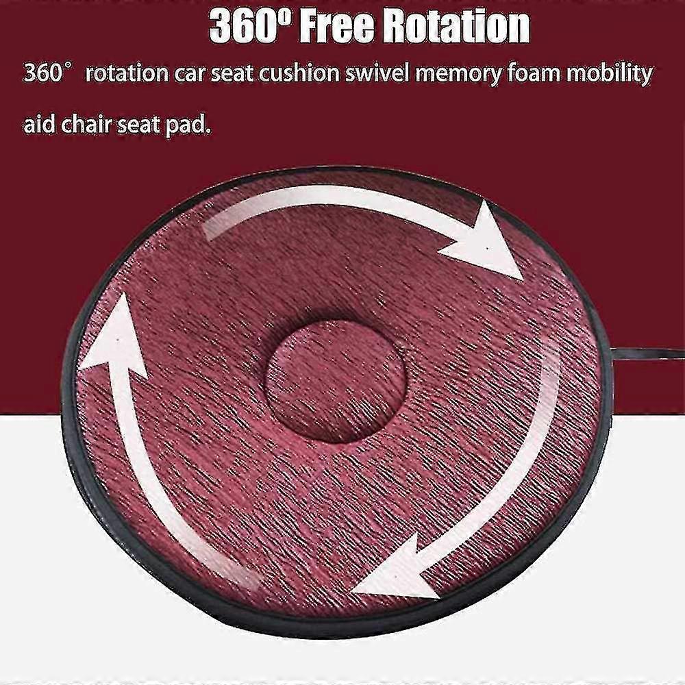 New- 360 Rotatable Swivel Cushion For Car Seats. Memory Swivel Foam ...