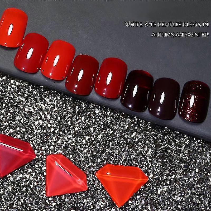 Hanbi 26 Color Rose Red Gel Nail Polish Nail Uv Gel Varnish Soak Off ...