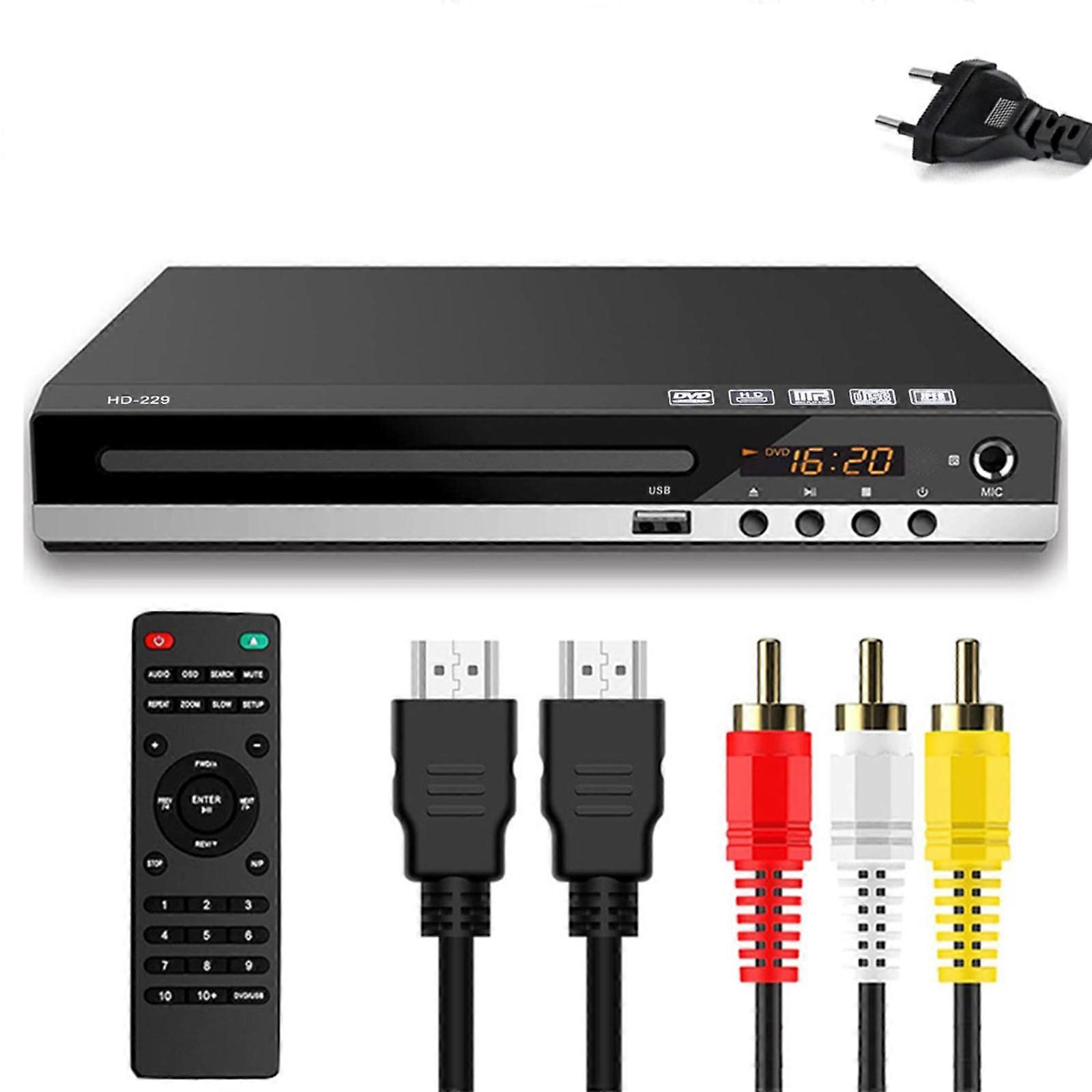 High-defination 1080P Home DVD Player Box for TV, All Region Free DVD ...