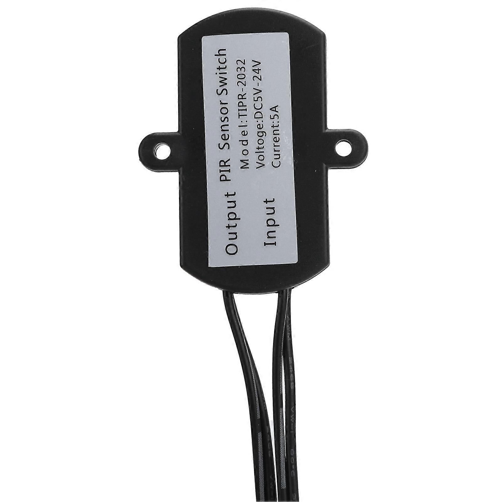 Infrared Motion Sensor Switch Black DC6V-24V LED Strip Light Detector ...