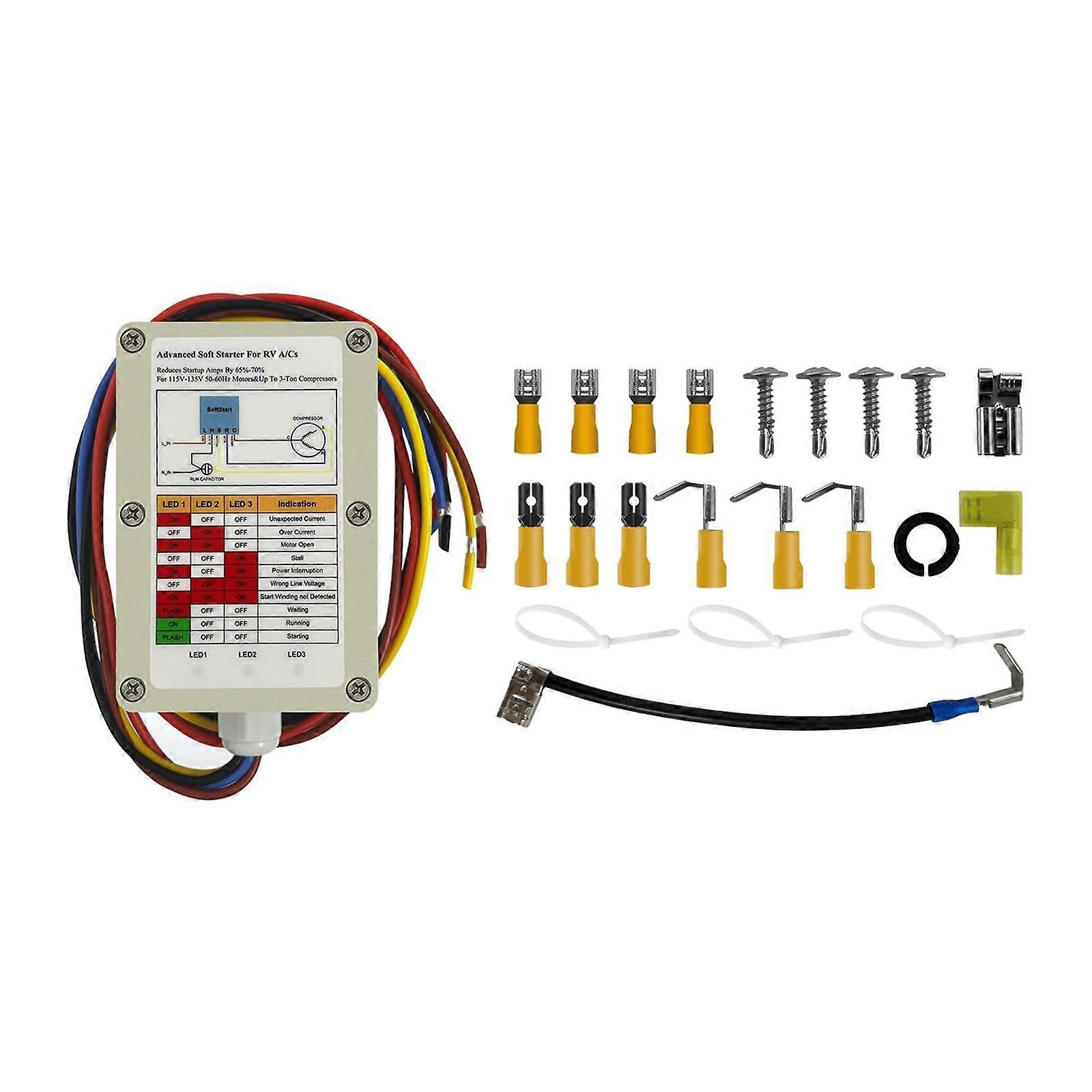 Air Conditioner Soft Start Kit RV Easy Installation Car Auto Campers ...