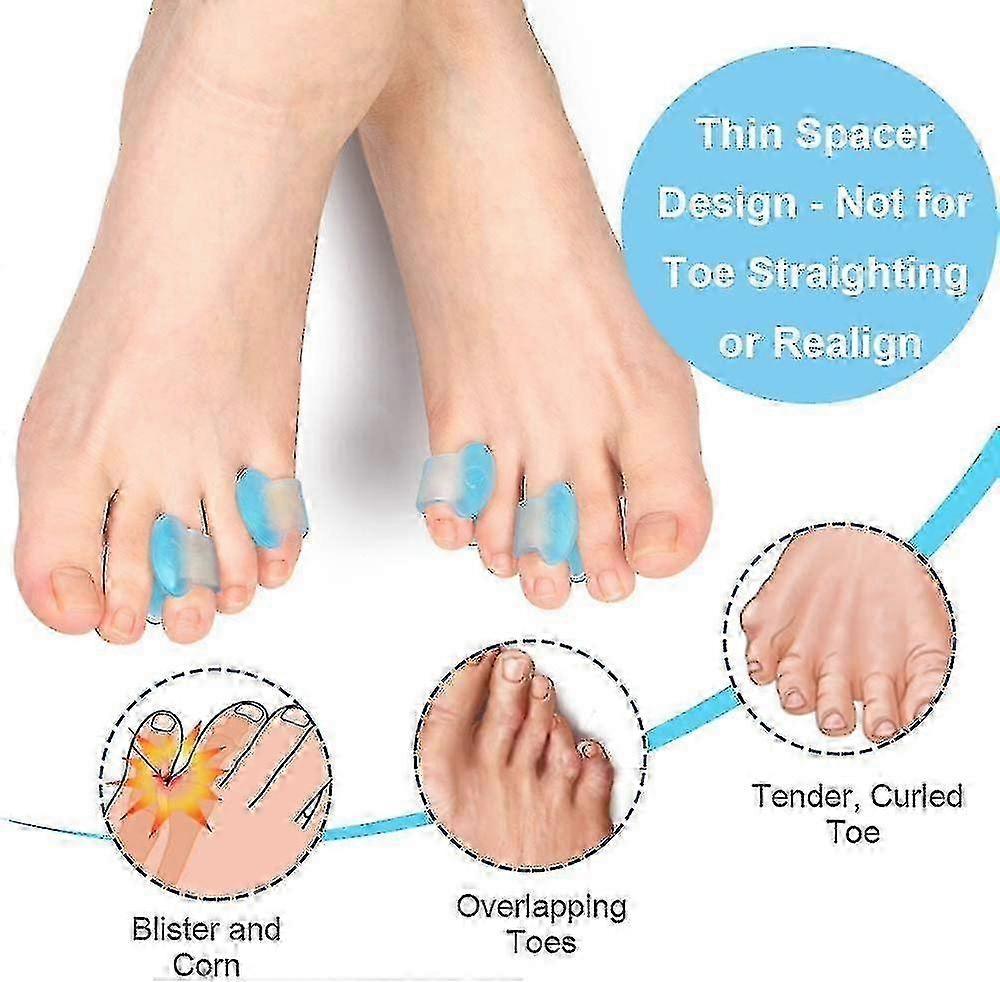 2025 10pcs Pinky Toe Separator, Gel Toe Spacers Straightener, Hammer ...