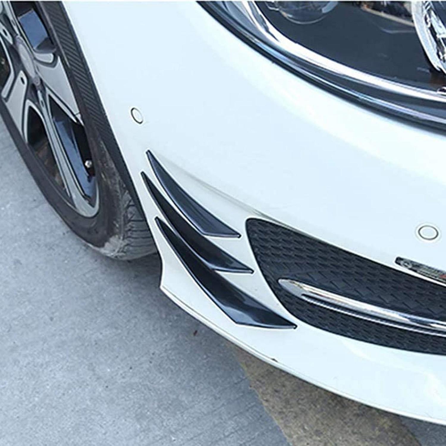 Universal Pvc Car Front Bumper Lip Protector Rear Diffuser Auto Spoiler ...