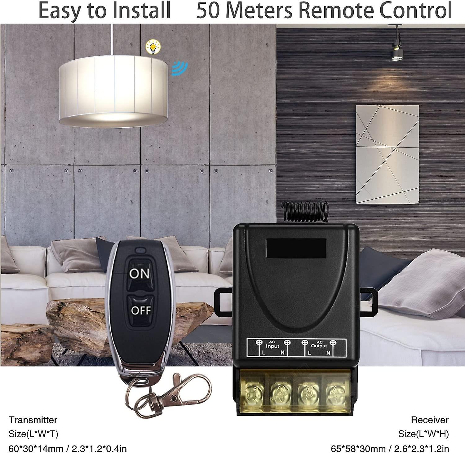 Wireless High Power Remote Control Switch, Ac 12v-48v Remote Control ...