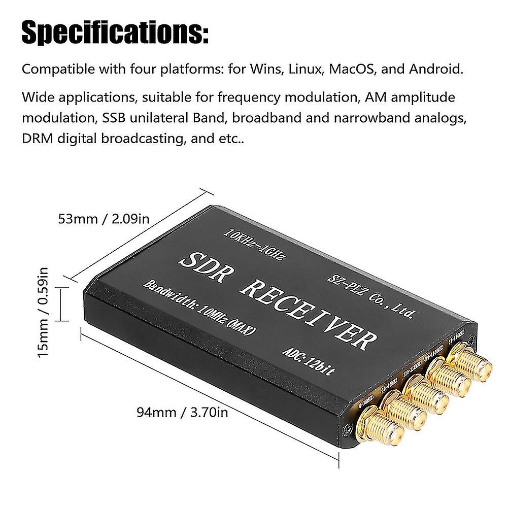 Rsp1 Msi2500 Msi001 Sdr Receiver Simplified Reciver Generator 10khz-1ghz Radio Receiving Moudle ...