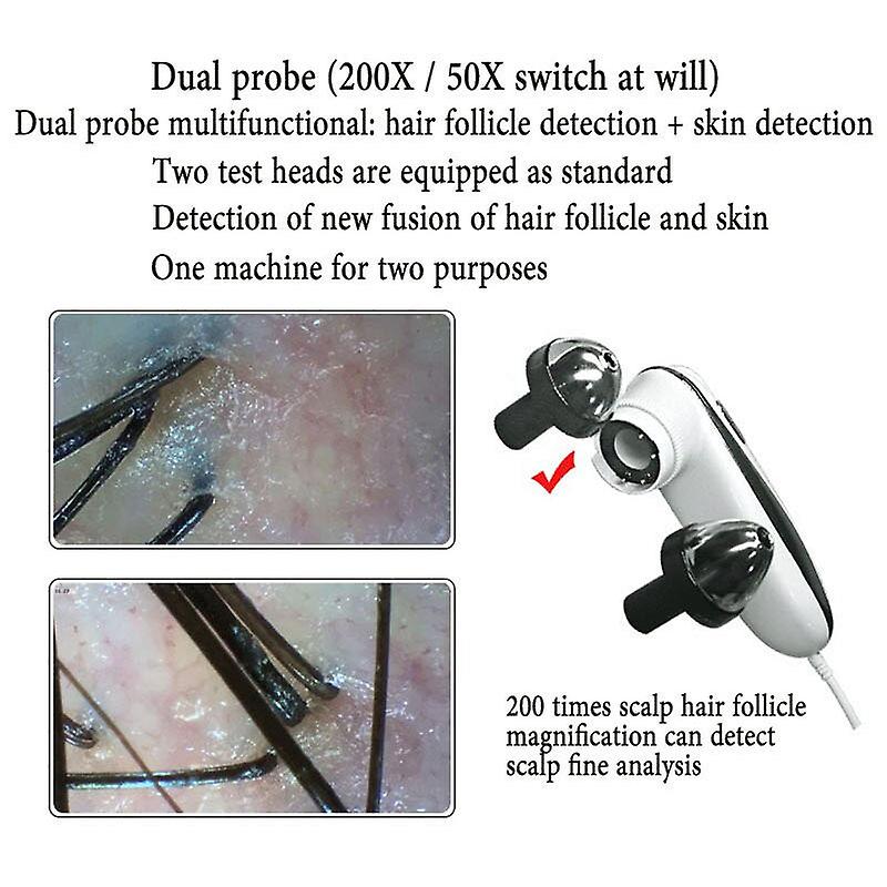 Homeuse Facial Skin Analyzer Scalp Hair Follicle Detector Machine ...