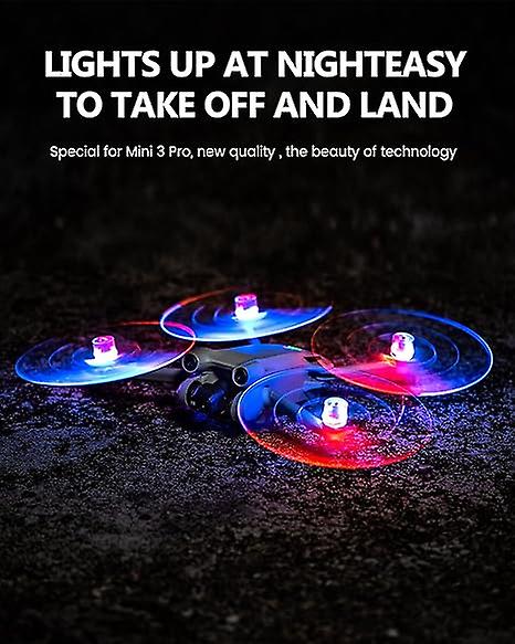 Mini 3 Pro Propeller, Low Noise Led Light Prop Propeller, Suitable For ...