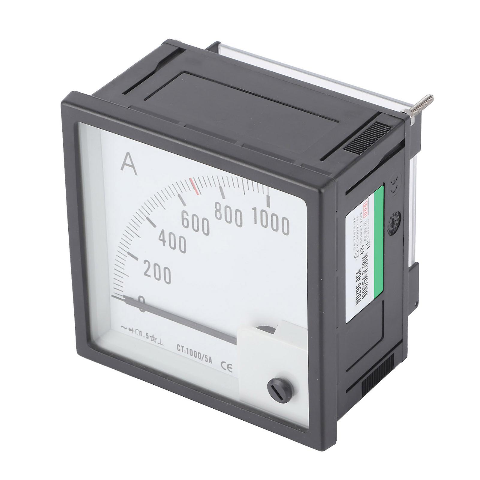 Ammeter,Pointer Needle Ammeter 0-1000A AMP Gauge Pointer Ammeter Ultra ...